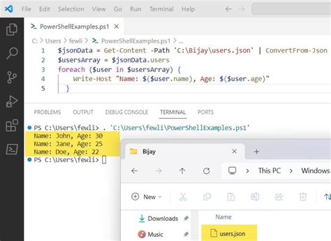 How To Read Json File Into Array In Powershell