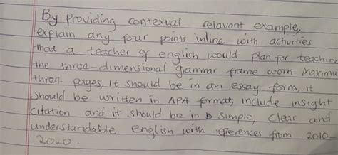 By Providing Contextual Relevant Examples Explain Any Four Points In Lin