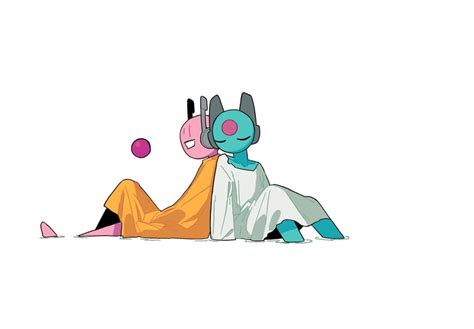 Looks To The Moon And Five Pebbles Rain World Drawn By Yonyangrw