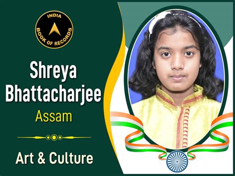 Shreya Bhattacharjee India Book Of Records