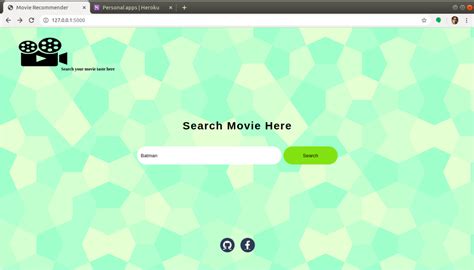 github sidadayinthelife ml based movie recommendation using flask