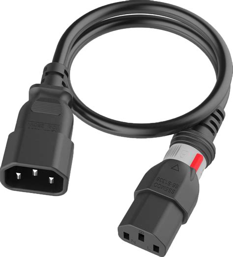 S Lock C14 C13 Power Cord