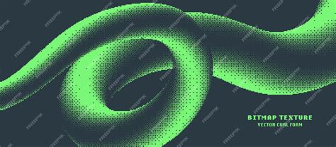 Premium Vector 8bit Pixel Art Style Bitmap Texture Curl Form Vector Wide Abstract Background