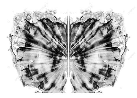 Psycho Diagnostic Inkblot On Random Abstract Background Splotch Canvas