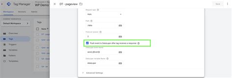 Send DataLayer Push From Server GTM To Web GTM Stape