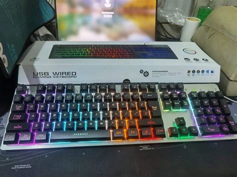 Keyboard K Gaming Keyboard Backlight Rgb Keyboard Usb Wire Keyboard Membrane Keys Rgb Keyboard