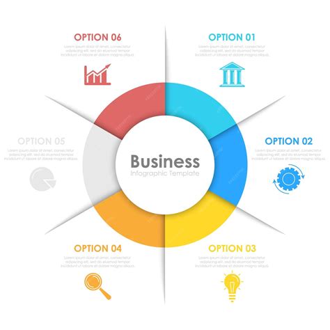 Premium Vector Vector Circle Chart Infographic Template For Cycle Diagram Graph Web Design