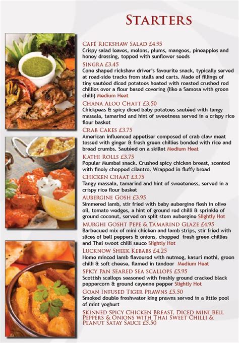 Cafe Rickshaw Bangladeshi Takeaway On Chapel Ash Wolverhampton Everymenu