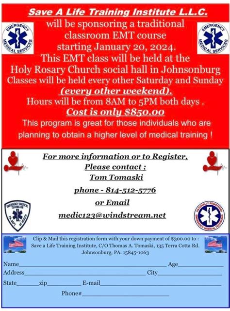 Cameron County Pa News Classroom Emt Class Signups