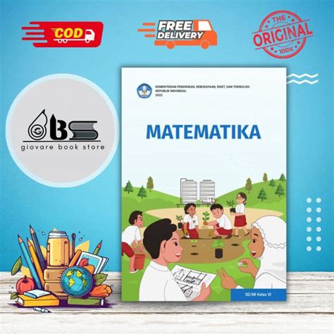 Buku Matematika Kelas 6 Kurikulum Merdeka Original Mtk Sd Kelas 6