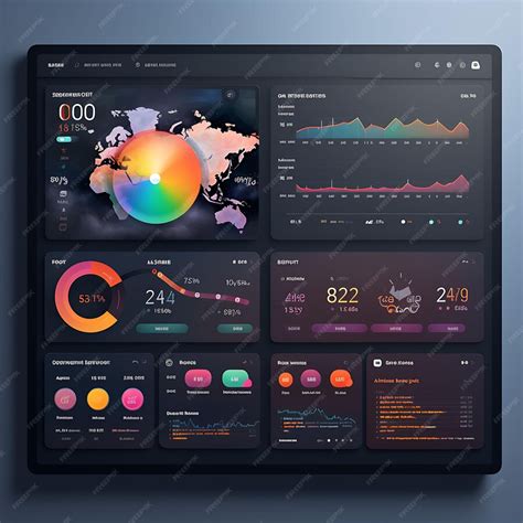 Premium Ai Image Web Dashboard Analytics Data Analytics Dashboard