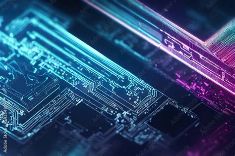 Abstract Hardware And Software Background Circuit Board Chip