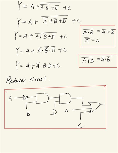 Solved Reduce The Circuit Using Boolean Algebra Distributive Of Law