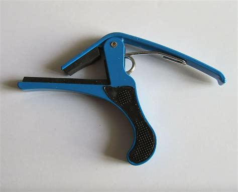 Blue Acoustic Electric Guitar Quick Release Capo Reverb