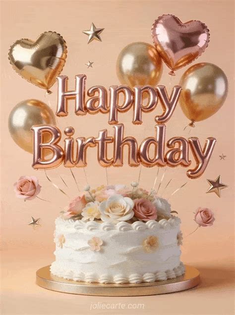 🎈 Happy Birthday  For Women Free Greeting Card Joliecarte