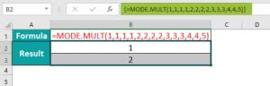 MODE MULT Excel Syntax Examples How To Use