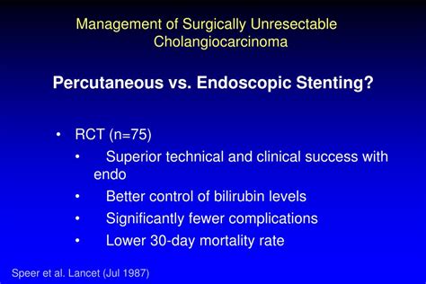 Ppt Surgical Management Of Cholangiocarcinoma Powerpoint Presentation