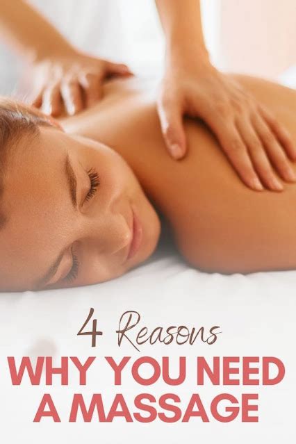Top 4 Reasons Why You Need Massage Therapy Healthmgz