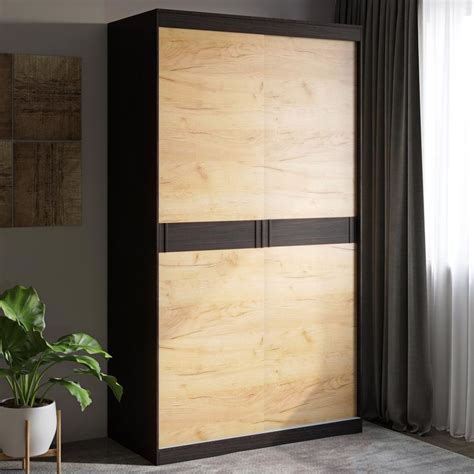 Шафа купе еверест соната 1200 дводверна 120х60х217 венге темний дуб крафт золотий Dtm 2393