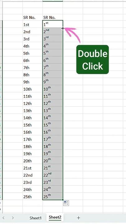 🔢 Excel Number Sequence Hack You Didnt Know 🚀 Quick And Easy Trick