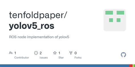 Github Tenfoldpaperyolov5ros Ros Node Implementation Of Yolov5