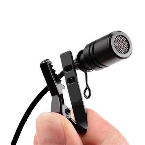 3 5mm Microphone Professional Lavalier Omnidirectional Mic 360° Easy Clip For Android And Phones