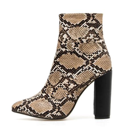 Bottines Python Femme Esprit Serpent
