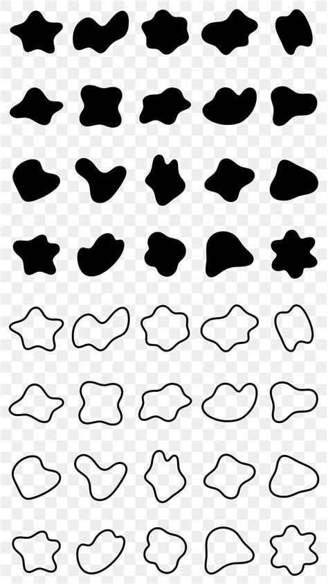 Png Abstract Blob Shapes Collection Premium Png Rawpixel