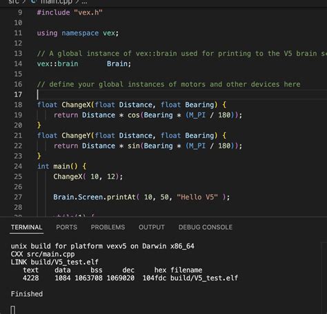 Math Functions Giving Strange Errors Programming Support Vex Forum