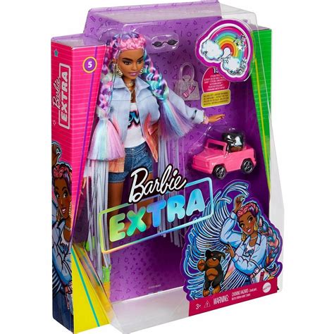 Кукла Барби с радужными косичками #5 - Экстра, Mattel - купить в Москве ...