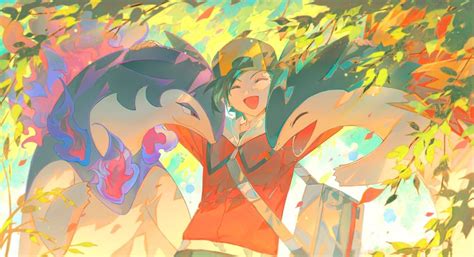 Ethan Typhlosion And Hisuian Typhlosion Pokemon And 1 More Drawn By Bakutiku Danbooru