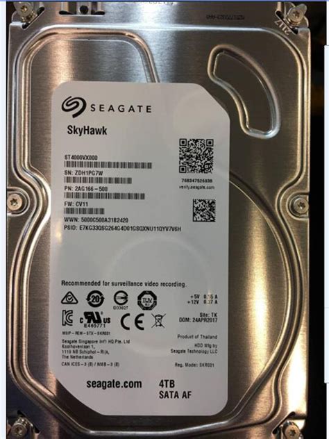 Seagate ST4000VM000 ST4000VX000 4TB 5900 RPM 64MB Cache SATA 6.0Gb/s 3. ...
