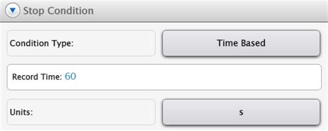 Set Up A Recording Condition Sparkvue Help