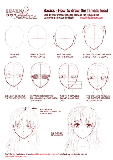 How To Draw Anime Face Shape Female Drawings Of Love
