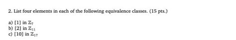 solved 2 list four elements in each of the following