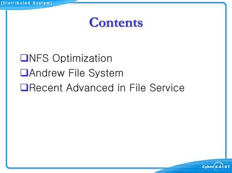 Ppt Lecture 10 Distributed File Systems Powerpoint Presentation