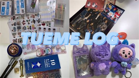 Tmlog 트메로그 계속 택배만 뜯어요🎁 타오바오 하울 덕질템비공굿 탑로더 인덱스 택배깡📦 온그리디언츠 실링왁스 샛별이 실물 영접💝