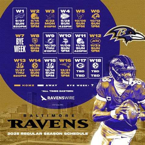 Ravens Printable Schedule Free Printable Schedule 2026