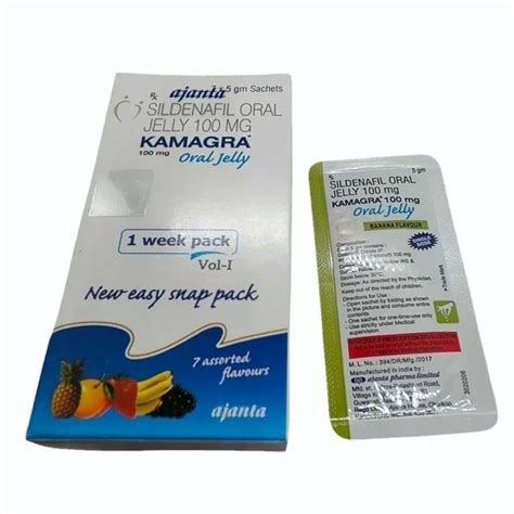 Sildenafil Oral Jelly 100mg At ₹ 118pack Kamagra Oral Jelly In Unjha
