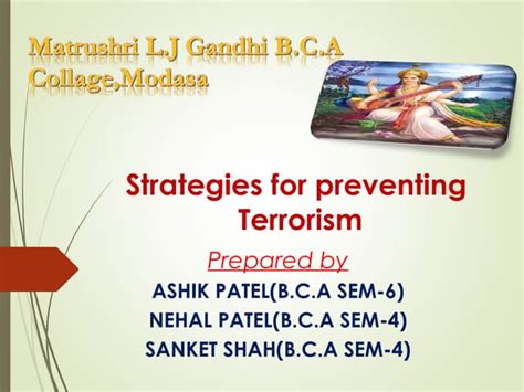Countering Terrorism In India Presentation Pptx