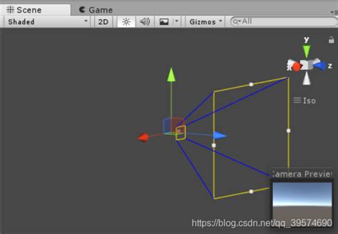 【unity】画出摄像机视椎体 unity 获取摄像机视锥体射线 csdn博客