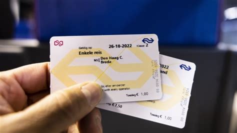 Pittiger Prijskaartje Voor Eerste Klas NS Bewuste Strategie Van Ons