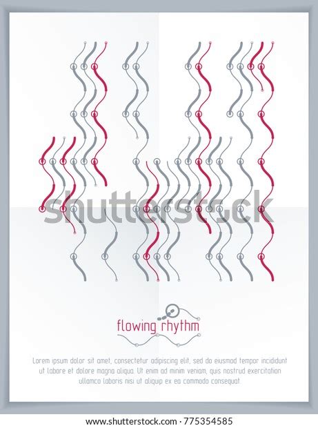 Futuristic Vector Technology Background Abstract Wavy Stock Vector Royalty Free 775354585