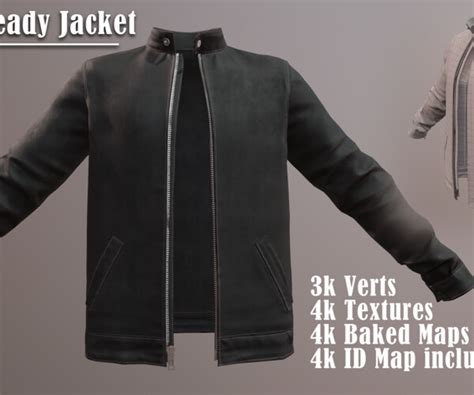 Artstation Jacket Game Ready Game Assets