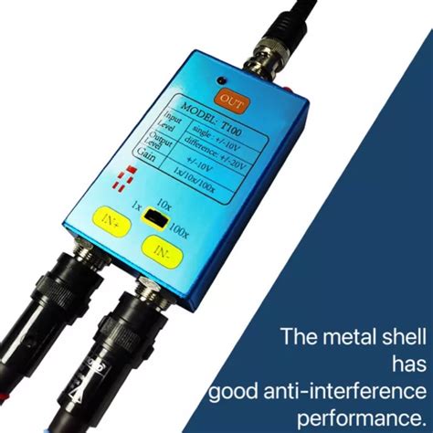 Au Weak Signal Amplifier Low Noise Signal Measurement Tool For
