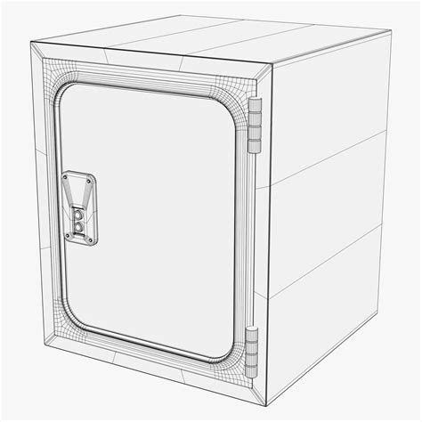 Industrial Metal Pass Box M1 By Zurel 3docean