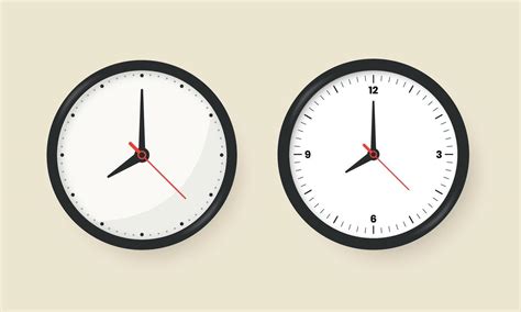 Old Analog Wall Clock Realistic Minimal Illustration Design Vector Art At Vecteezy