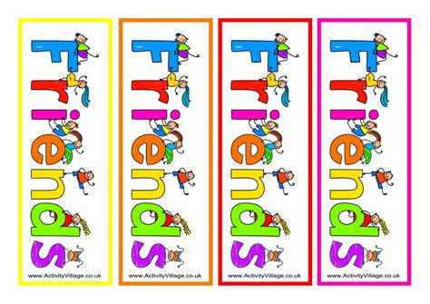 50 Free Printable Bookmark Templates Templatelab