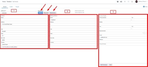 Updated Address Screens