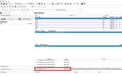 load specific dicom data with python in slicer 5 6 1 support 3d
